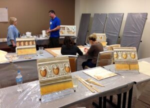 Fresco Painting Class at IDAL Convention 2013 - iLia Fresco (Anossov ...